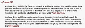 Virginia’s Assisted Living Rules and Regulations